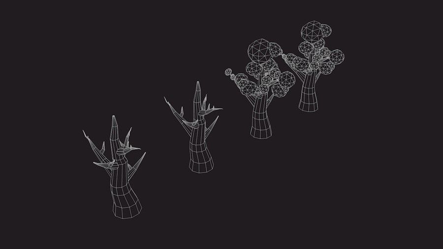 3D model Big Low Poly Tree VR / AR / low-poly | CGTrader