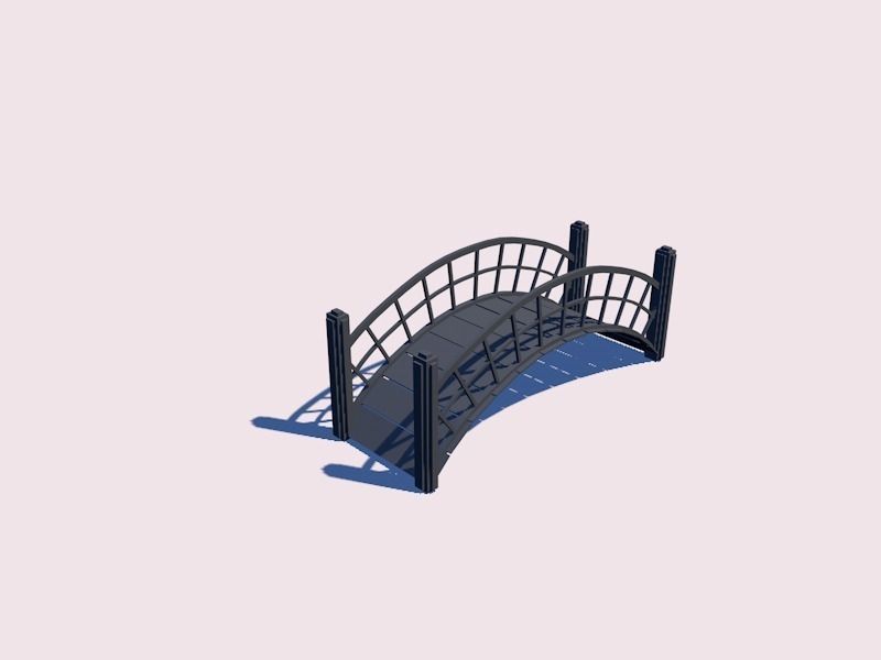 Low Poly Bridge free VR / AR / low-poly 3D model | CGTrader
