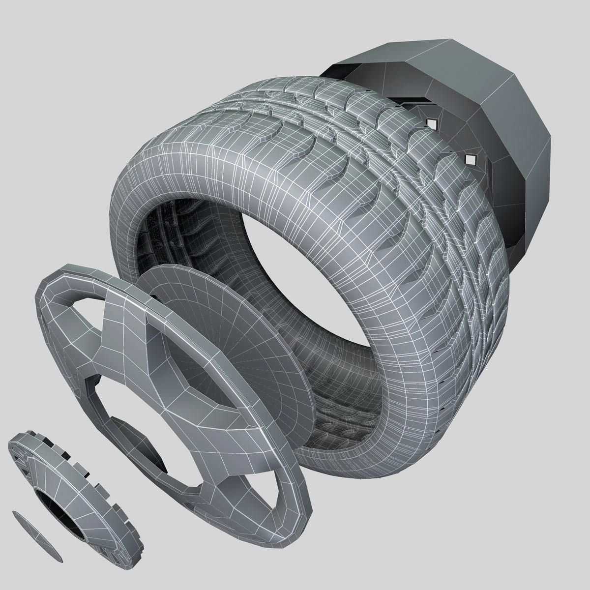 VW Wheel 3D model | CGTrader