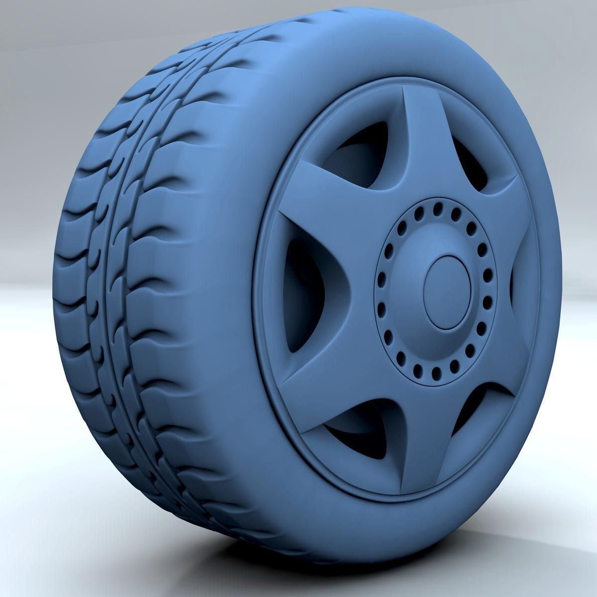 VW Wheel 3D model | CGTrader