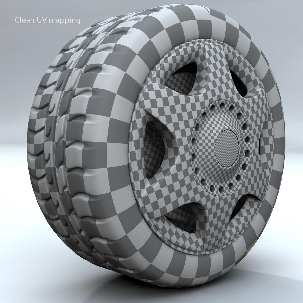 VW Wheel 3D model | CGTrader