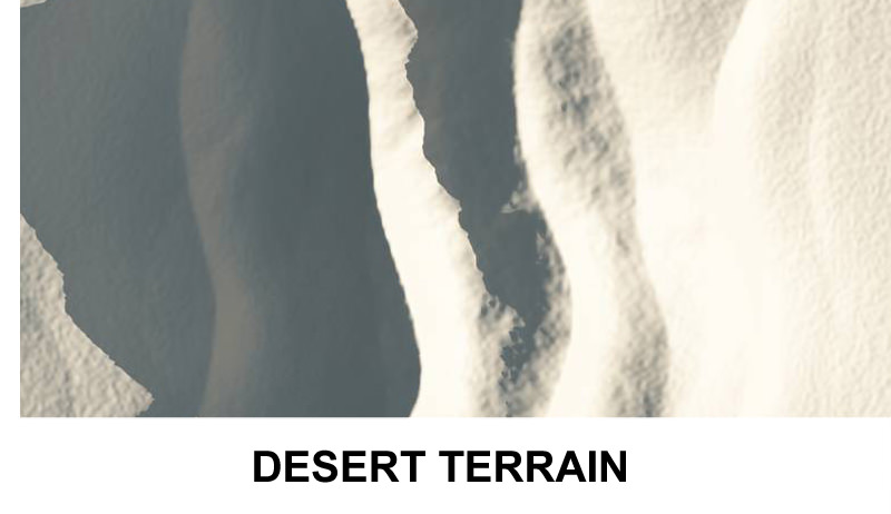 3d Terrain Desert 3D model | CGTrader