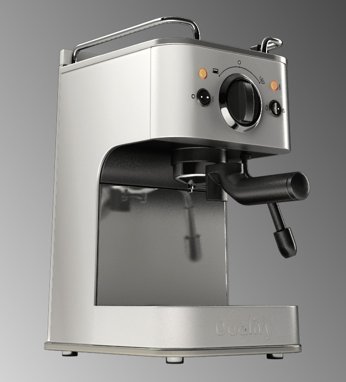 Duality Espressivo Coffee Machine 3D model | CGTrader