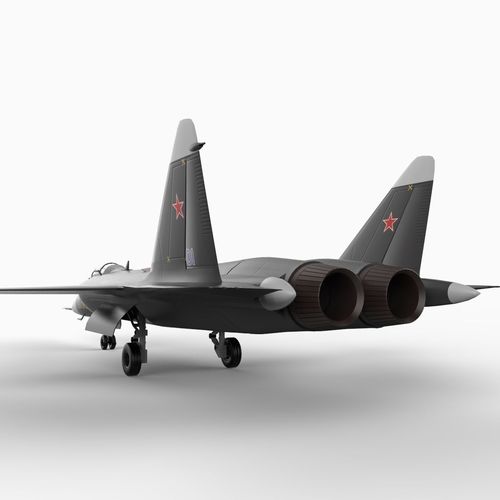 Sukhoi SU47 Berkut 3D Model .max .obj .3ds .fbx .c4d .lwo .lw .lws ...