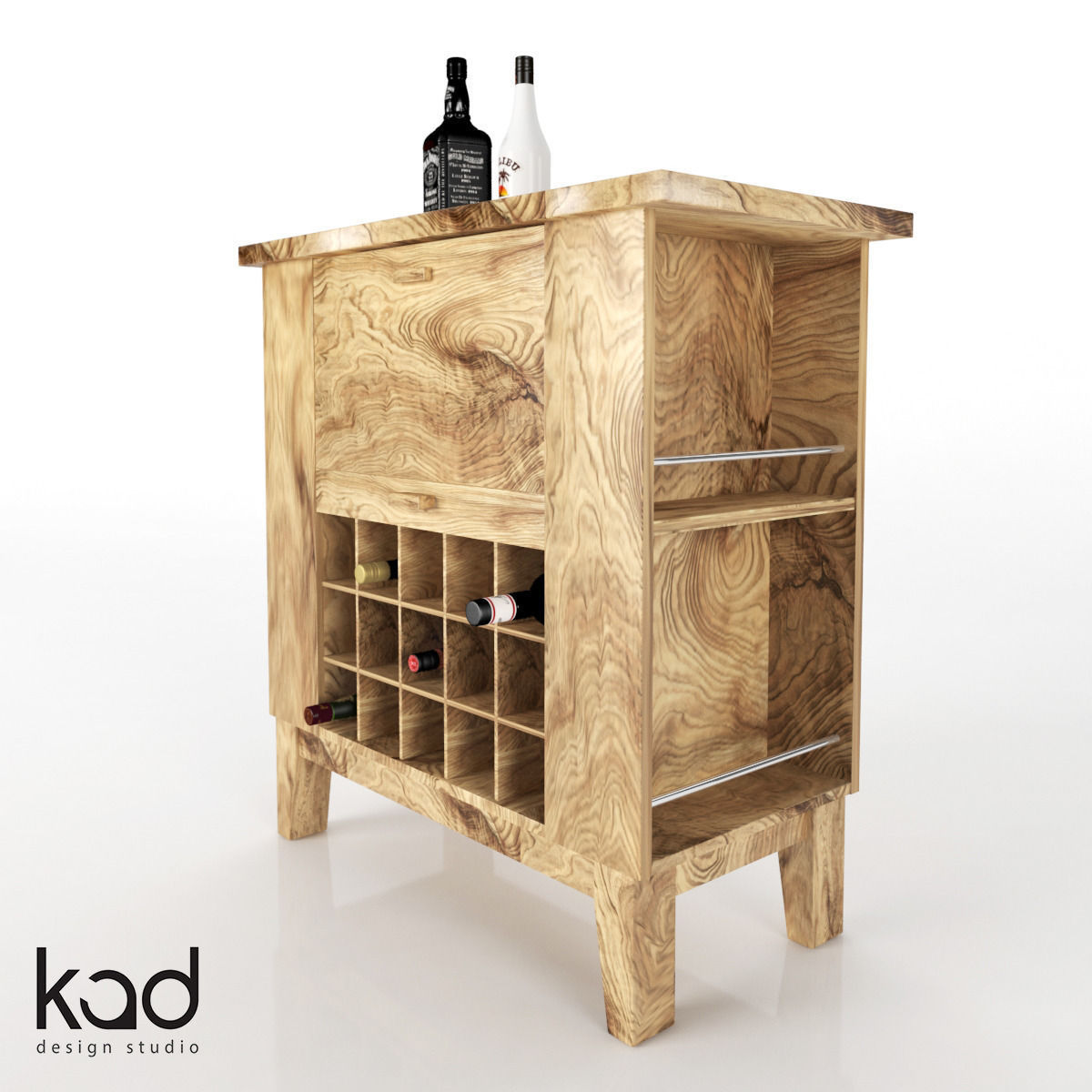 IINTERIORS - Minibar 3D model | CGTrader