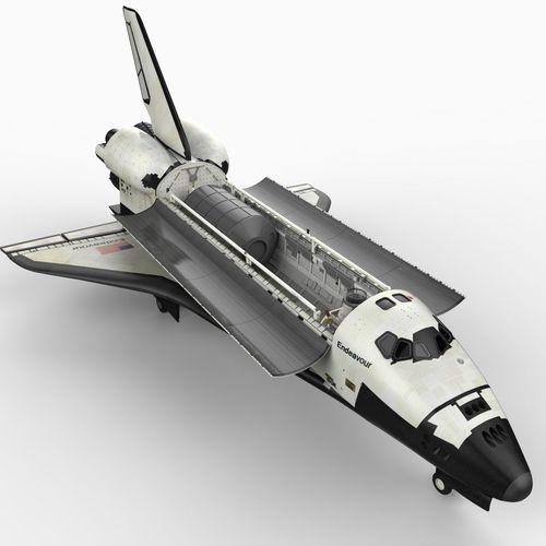 Realistic NASA Space Shuttle 3D Model .max .obj .3ds .c4d .lwo .lw .lws ...