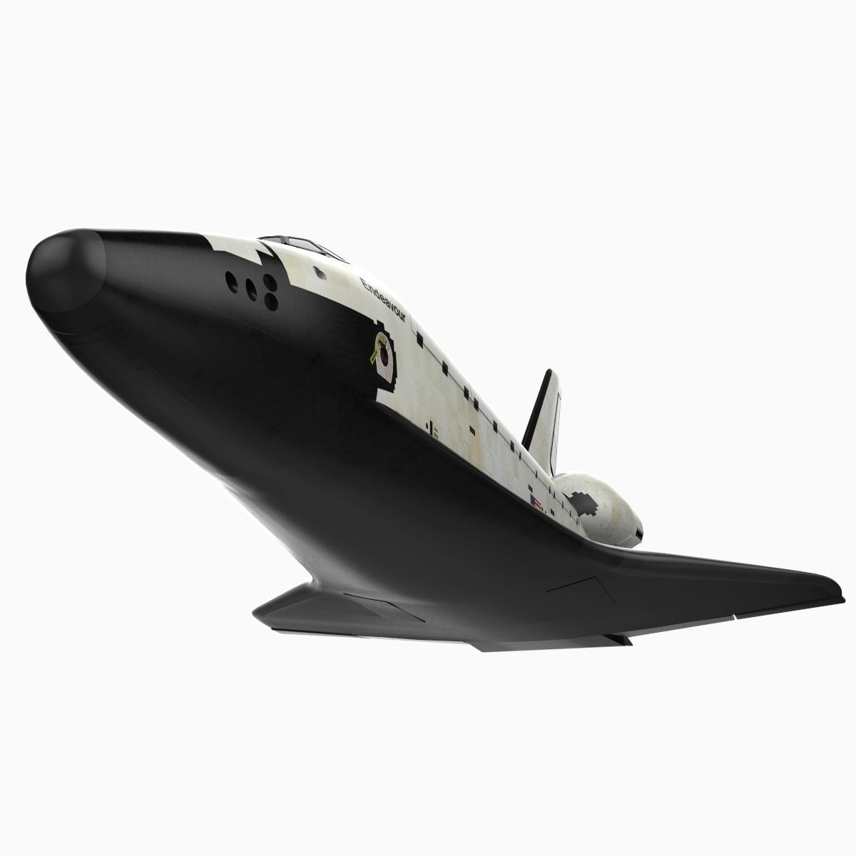 Realistic NASA Space Shuttle 3D Model .max .obj .3ds .c4d .lwo .lw .lws ...