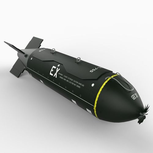 BL755 Cluster Bomb 3D Model .max .obj .3ds .c4d .lwo .lw .lws .ma .mb ...