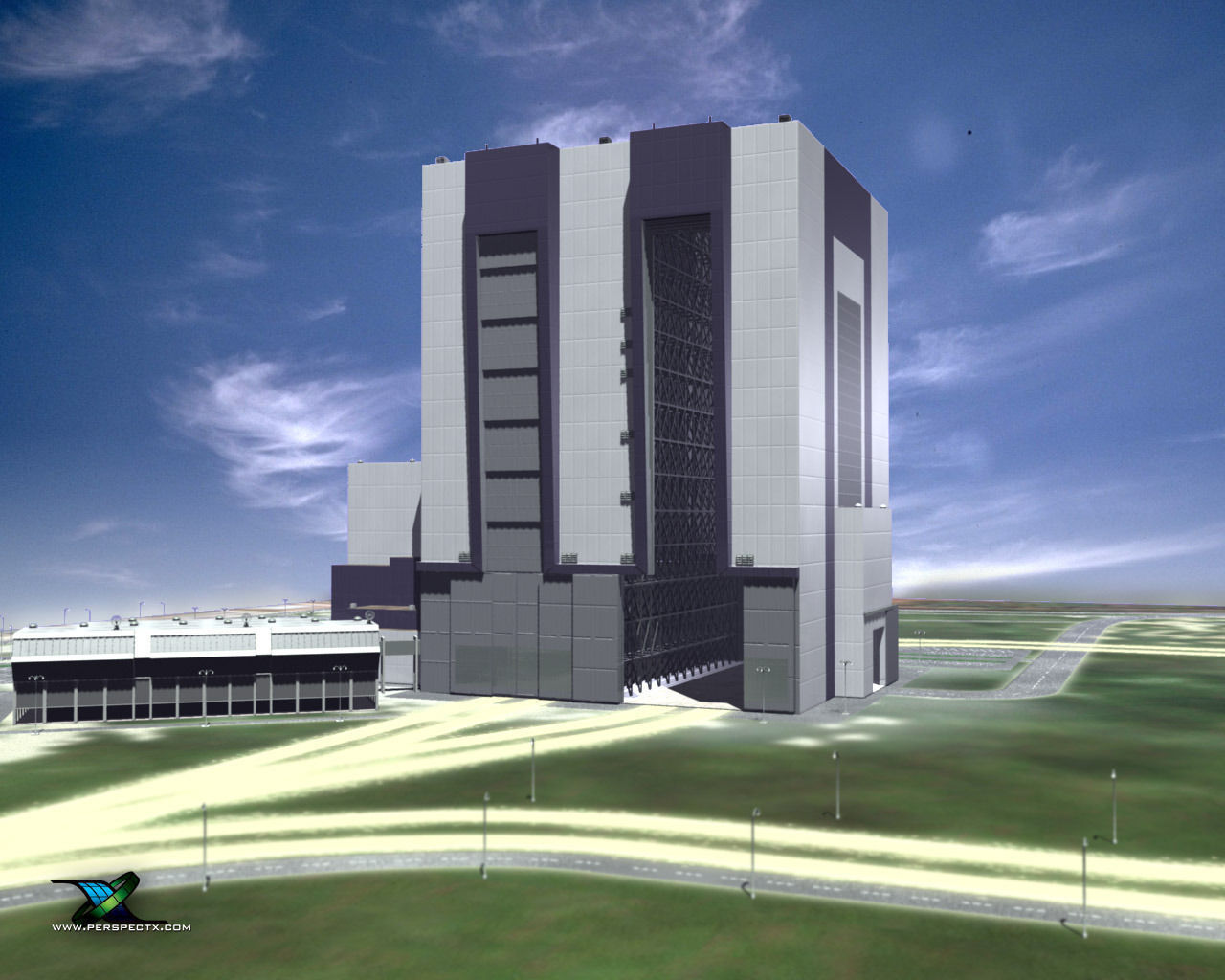 Vehicle Assembly Building 3D Model .max .obj .3ds .c4d .lwo .lw .lws ...