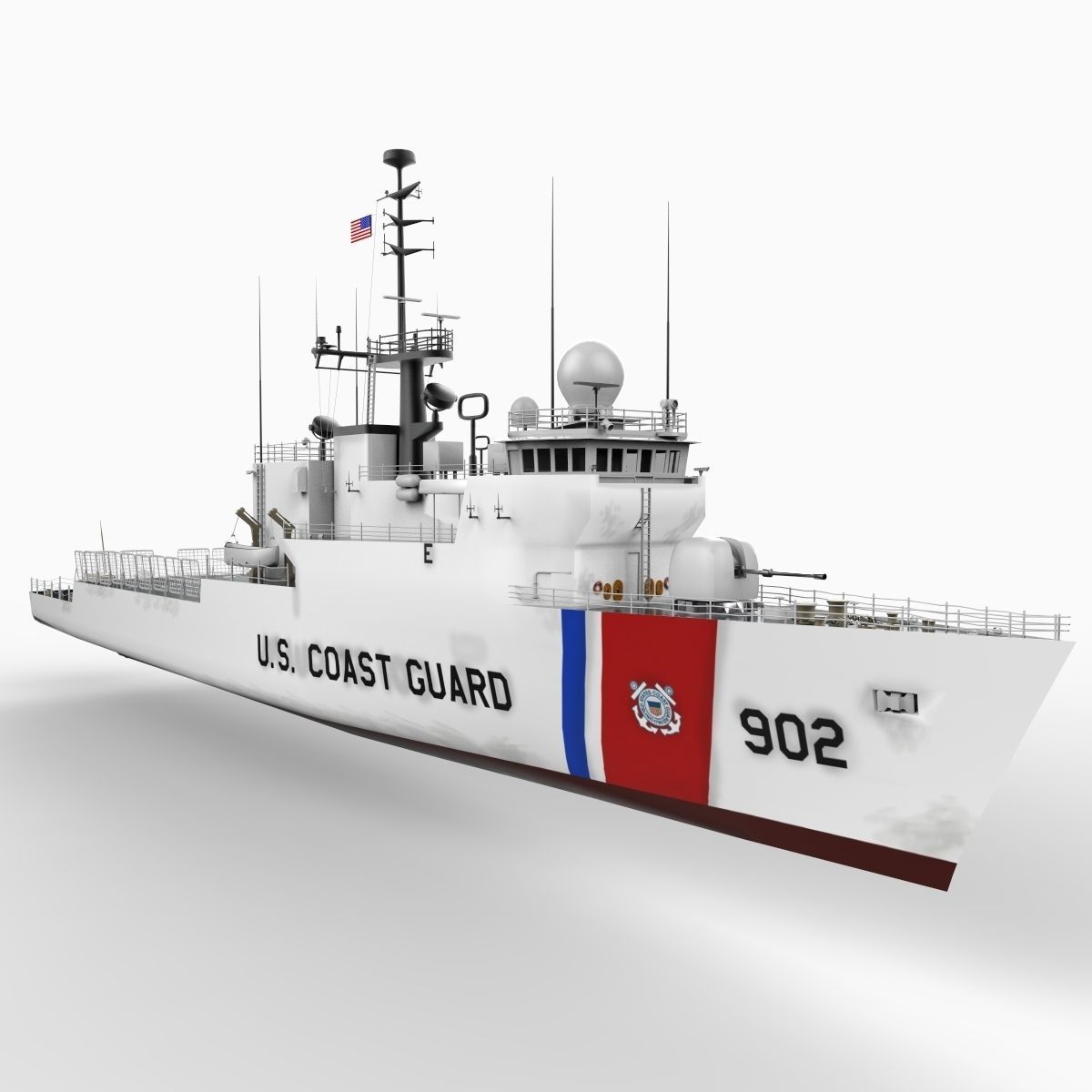 WMEC 270 3D Model .max .obj .3ds .lwo .lw .lws .ma .mb .hrc .xsi ...