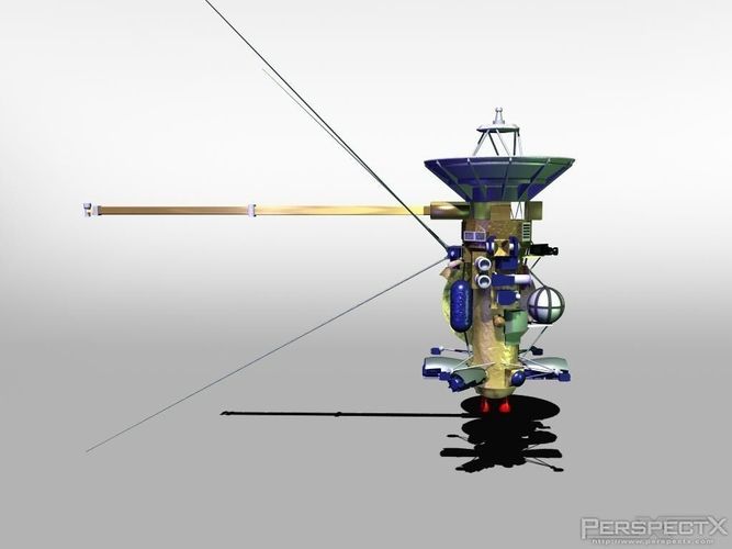 Cassini Huygens Spacecraft 3D Model .ma .mb .hrc .xsi - CGTrader.com