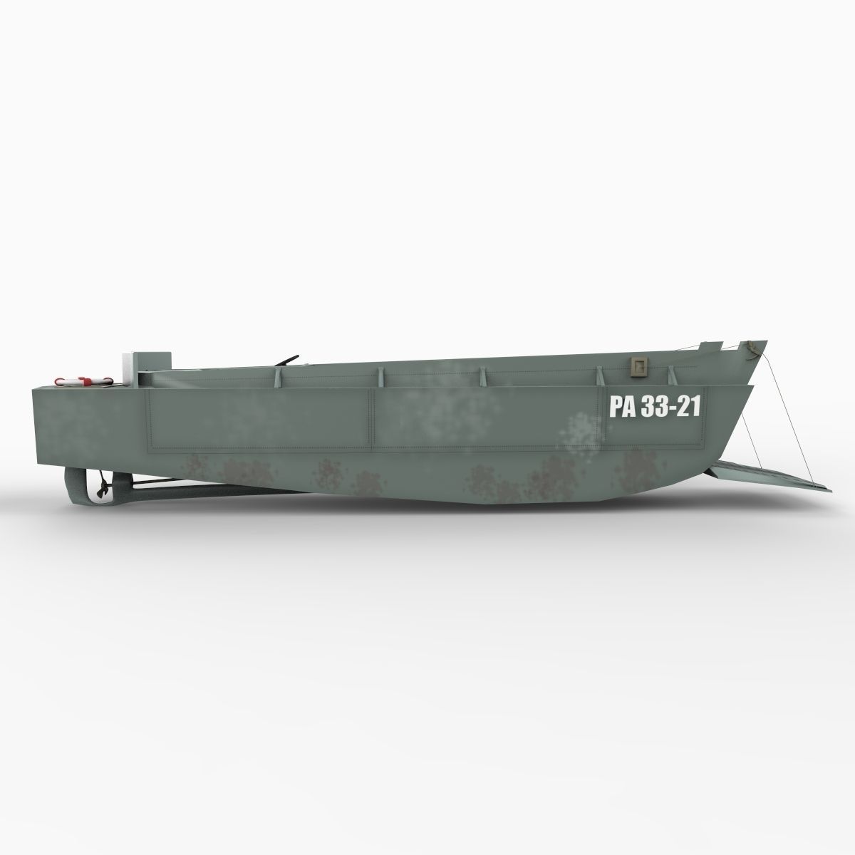 Higgins Boat LCVP 3D Model .max .obj .3ds .c4d .lwo .lw .lws .ma .mb ...
