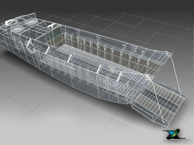 Higgins Boat LCVP 3D Model .max .obj .3ds .c4d .lwo .lw .lws .ma .mb ...