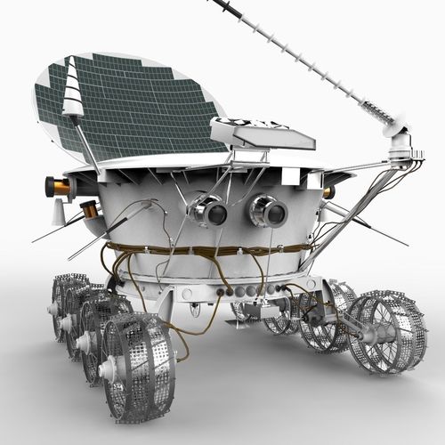 Lunokhod 1 3D Model .max .obj .3ds .c4d .lwo .lw .lws .ma .mb ...