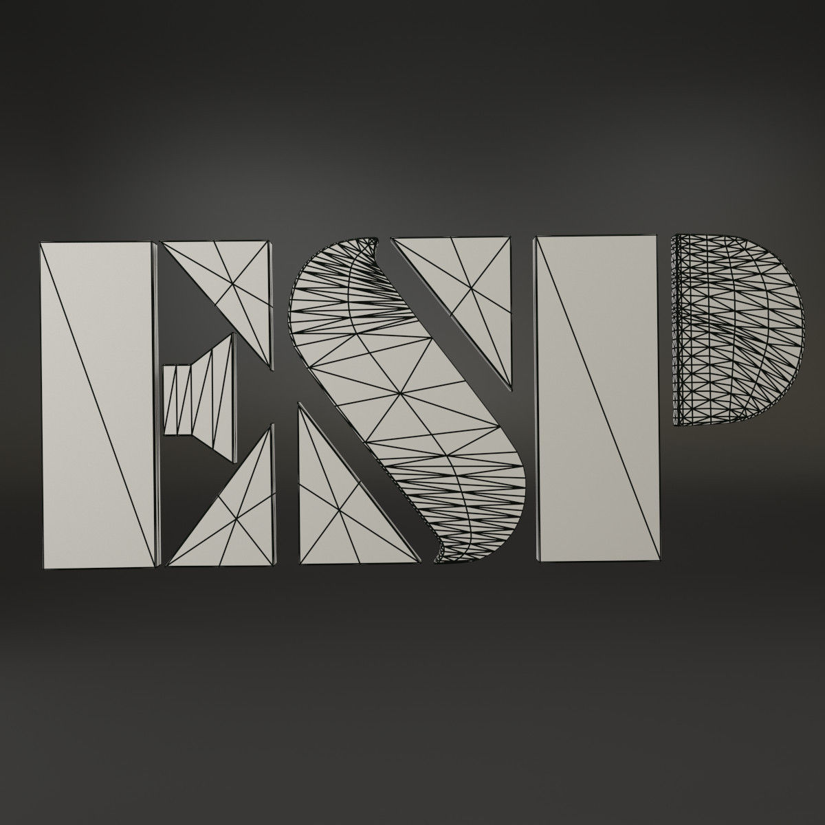 3D model ESP Logo VR / AR / low-poly | CGTrader