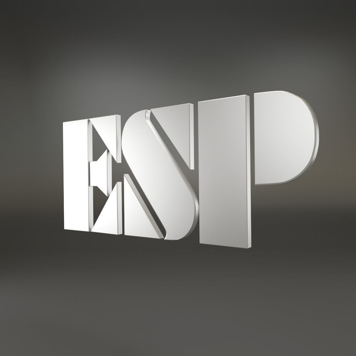 3D model ESP Logo VR / AR / low-poly OBJ 3DS FBX | CGTrader.com