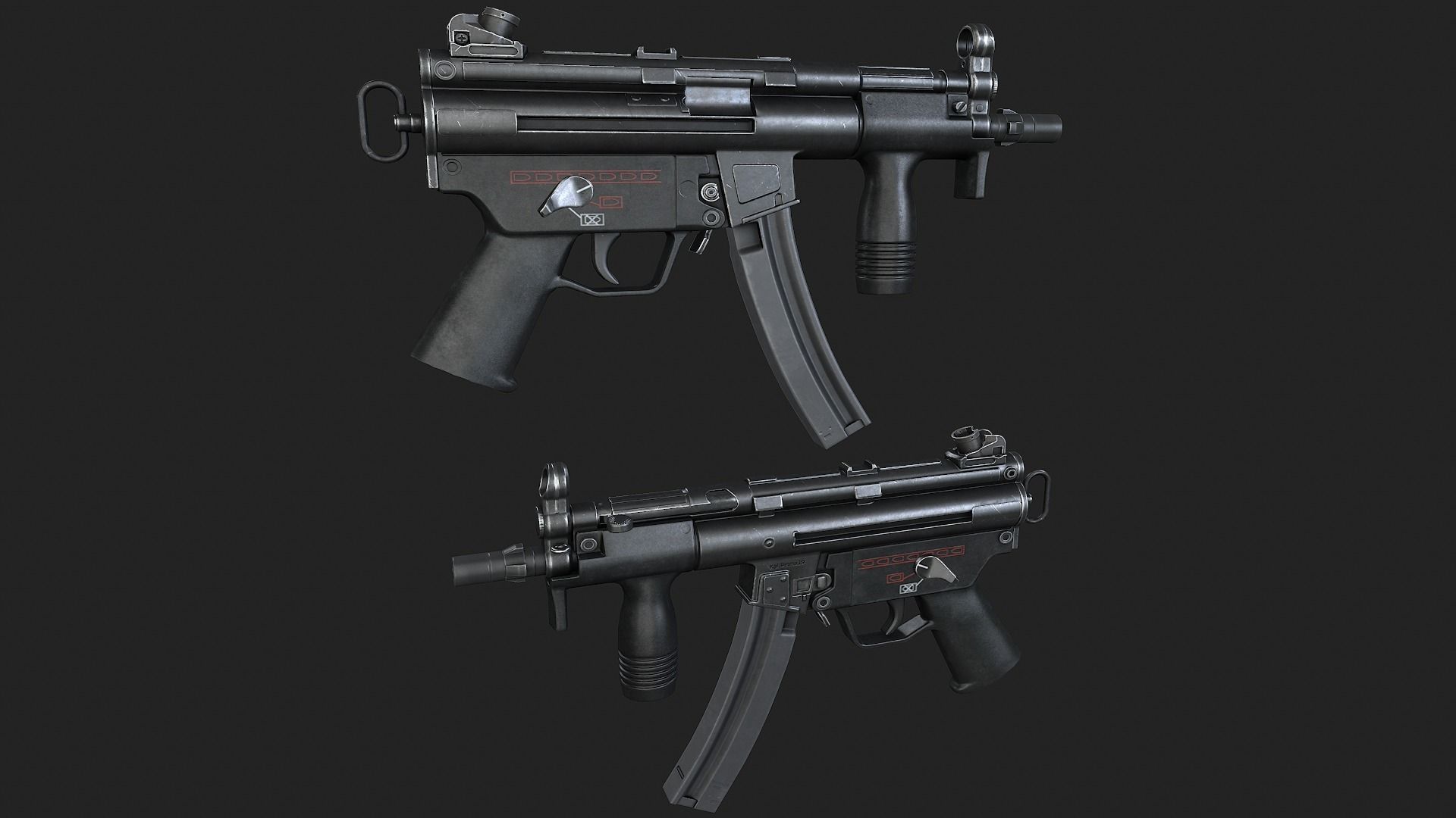 Submachine Gun Mp5k