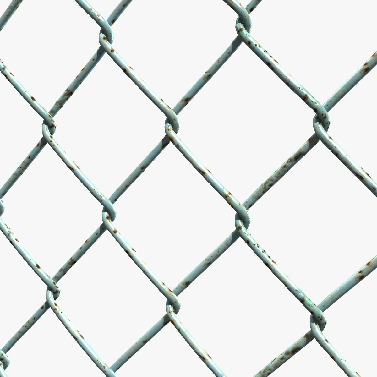 Mesh Link Fence Element 3D model | CGTrader