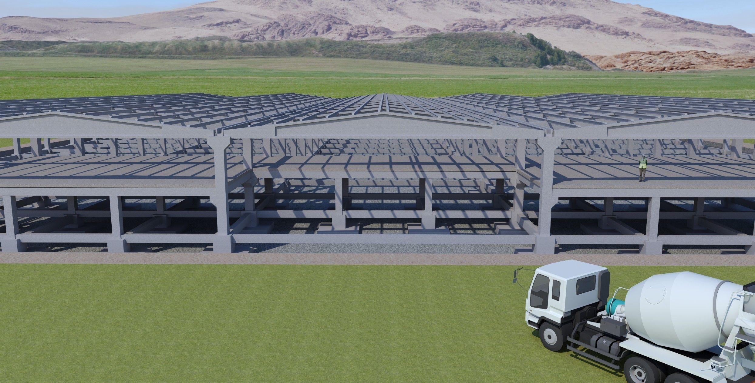 industrial workplace free 3D model | CGTrader