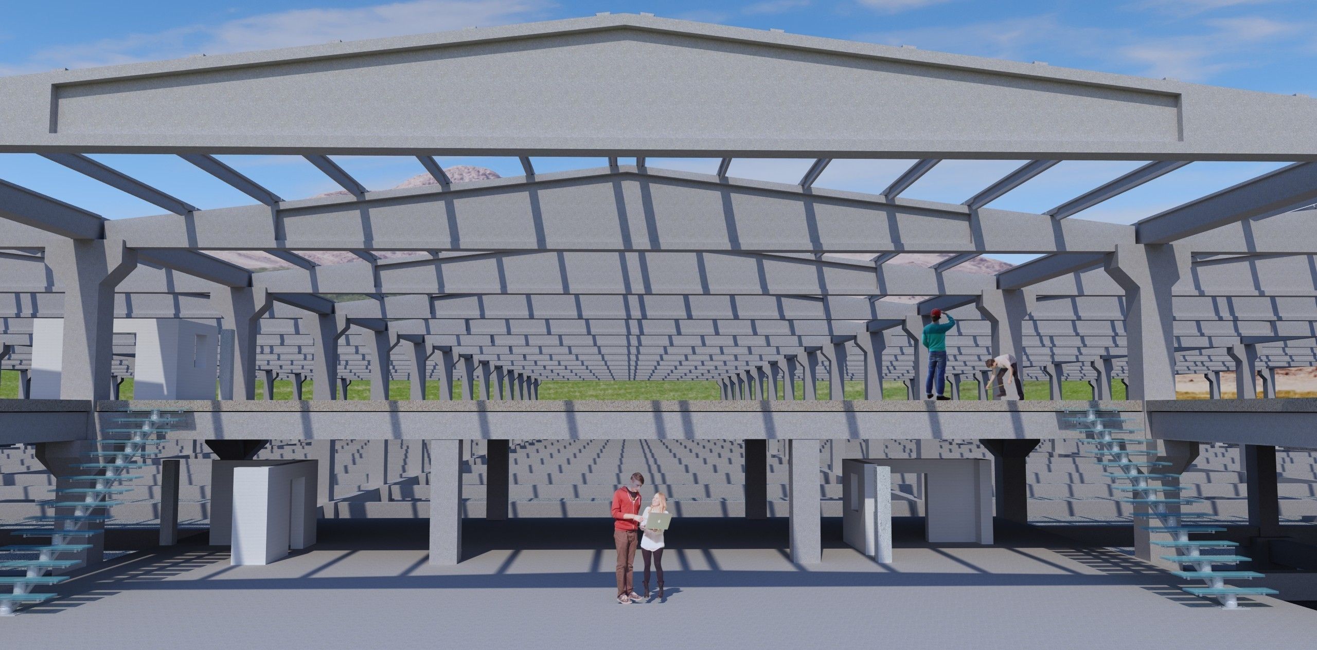 industrial workplace free 3D model | CGTrader