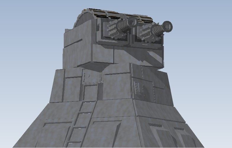 Star wars Turbolaser tower 3D model 3D printable | CGTrader