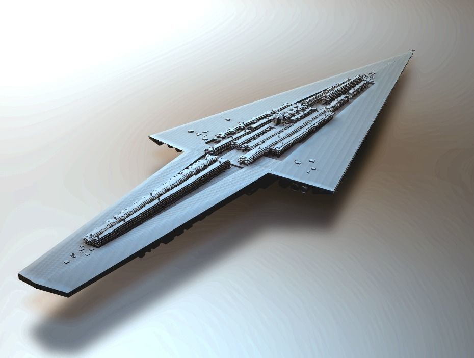 Star wars - Executor class Super star destroyer LOW POLY 3D model 3D ...