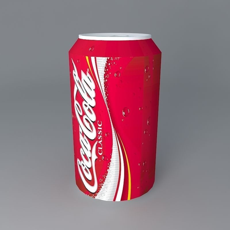 Coke can free 3D model | CGTrader