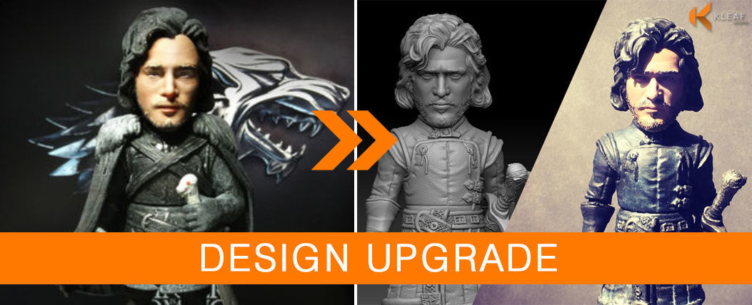 Game of Thrones - Jon Snow NightWatch 3D model 3D printable | CGTrader