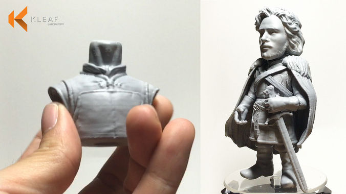 Game of Thrones - Jon Snow 3D Model 3D printable STL - CGTrader.com