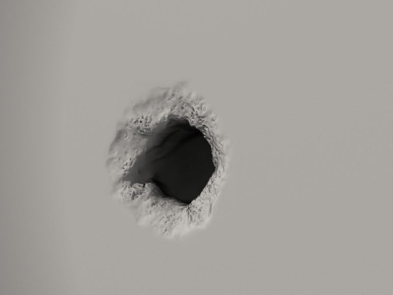 Bullet Hole 3D model | CGTrader