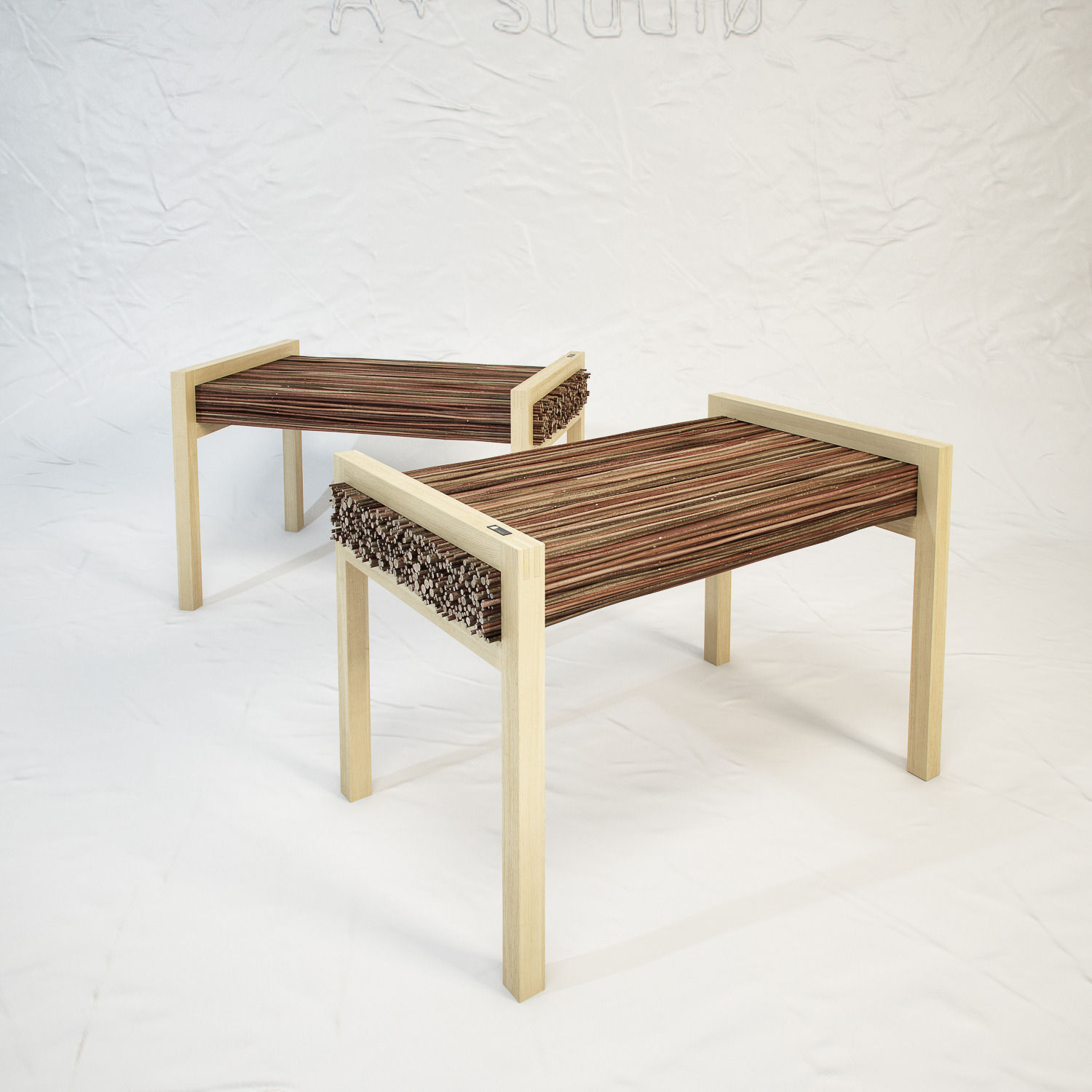 STUDIO VACEK Haluz bench by Tomas Vacek 3D model | CGTrader