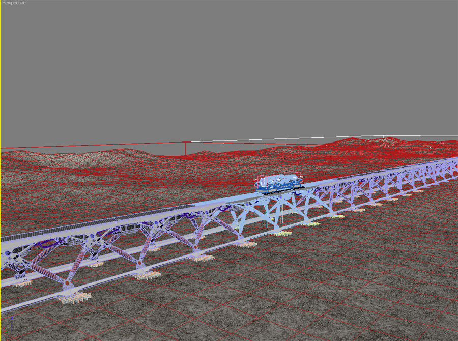 Circum Lunar Accelerator Rail 3D model animated rigged | CGTrader