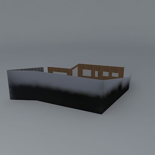 Garden design steep slope free 3D model | CGTrader