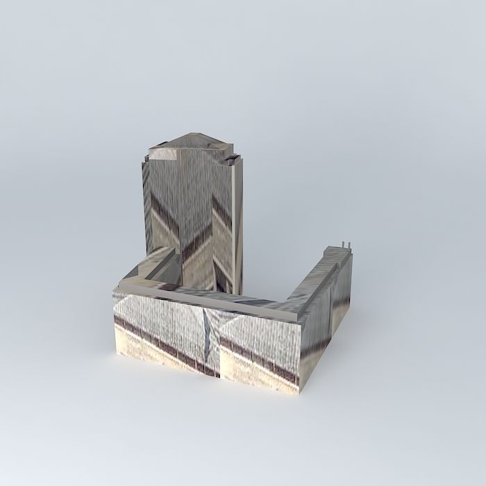 The Upstream Building (Shell Centre), London free 3D model | CGTrader