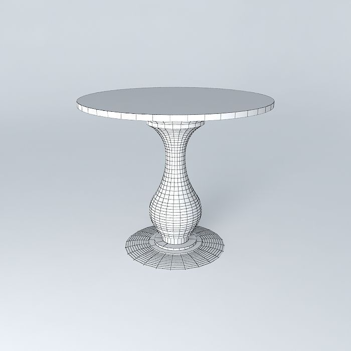 CLASSIC SIDE TABLE free 3D model | CGTrader