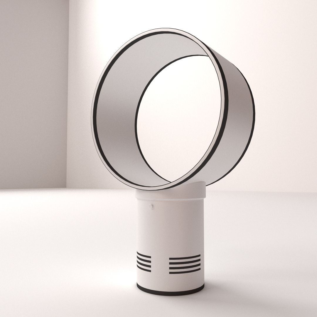 Bladeless Fan 3D model | CGTrader