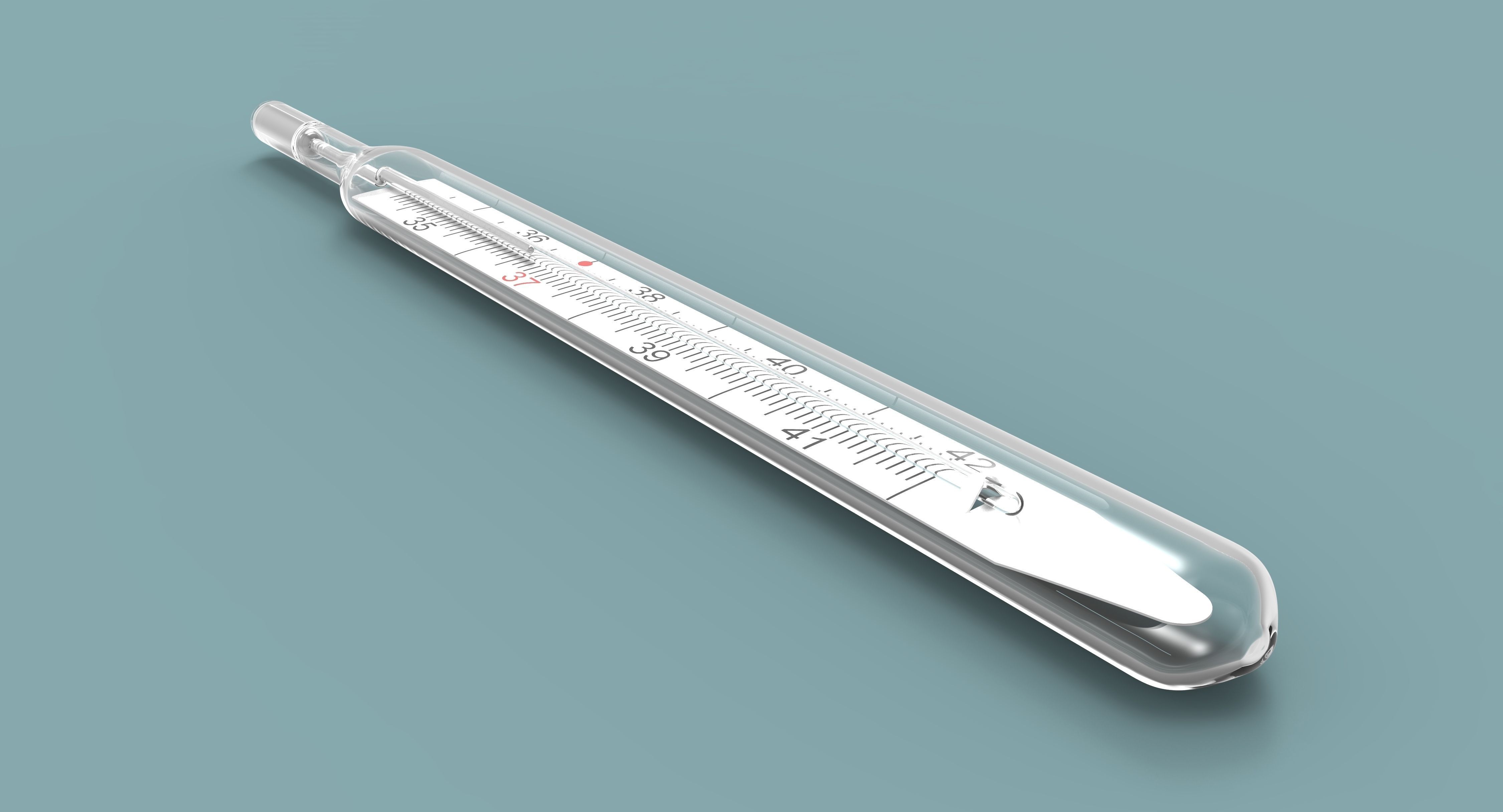 Medical thermometer 3D model | CGTrader
