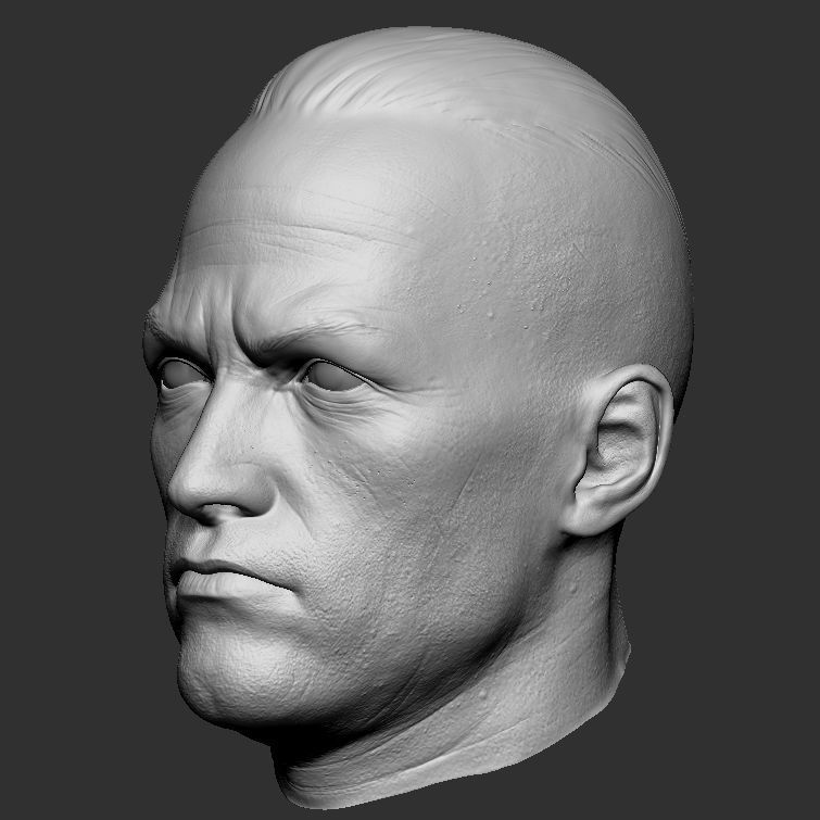 Male Head Base Mesh 3D model | CGTrader