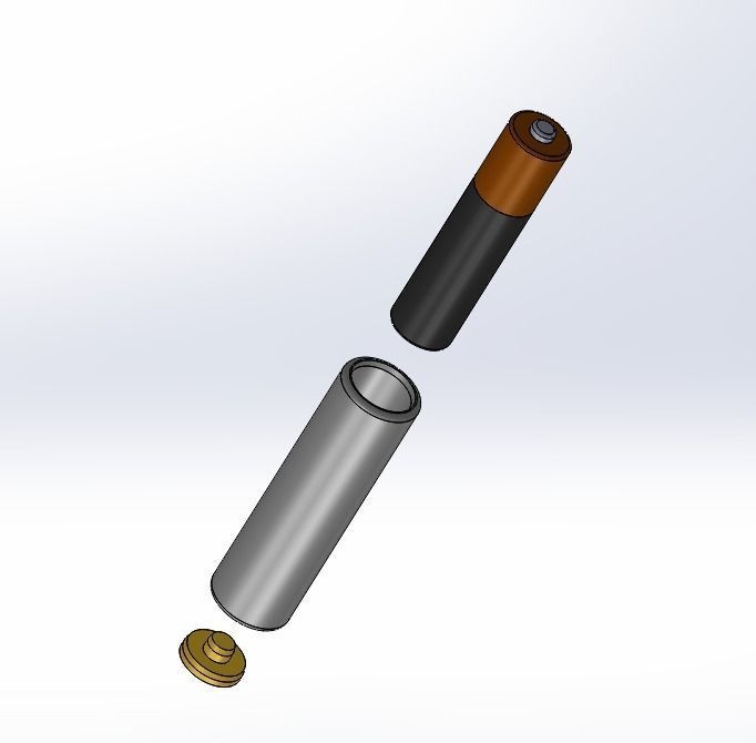 AAA-2-AA-Battery-Adapter 3D Model 3D printable STL - CGTrader.com