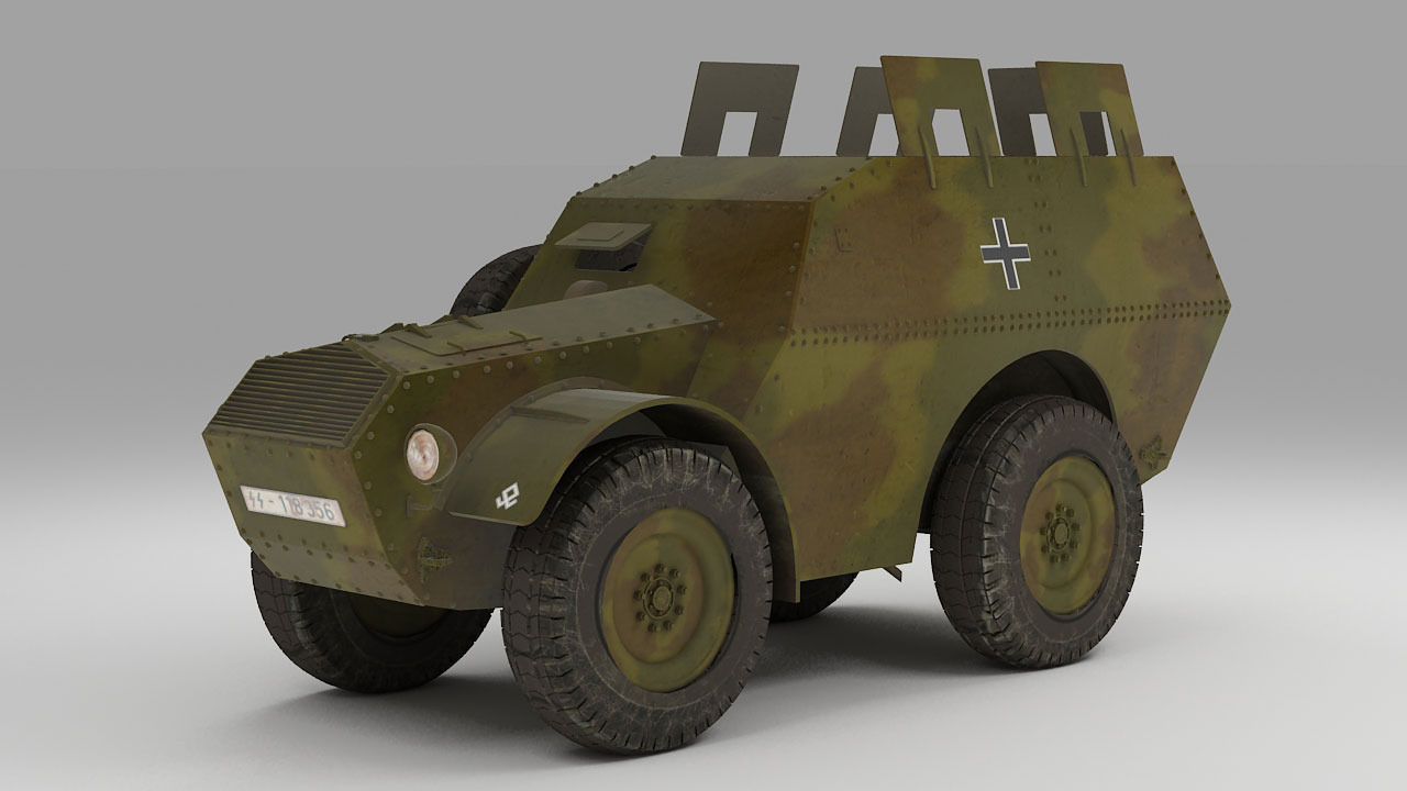 Autoprotetto Fiat Spa AS37 3D model | CGTrader