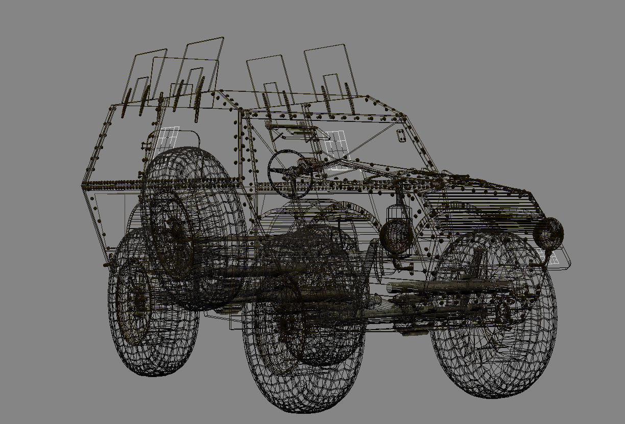Autoprotetto Fiat Spa AS37 3D model | CGTrader