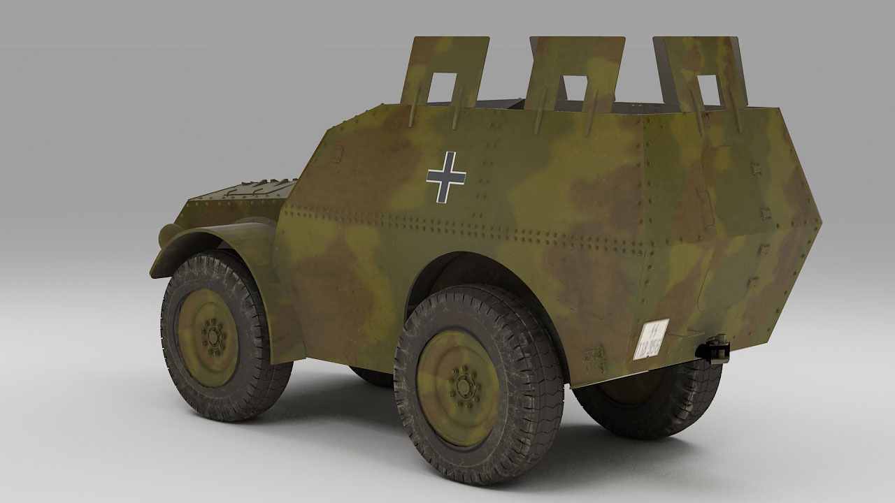 Autoprotetto Fiat Spa AS37 3D model | CGTrader