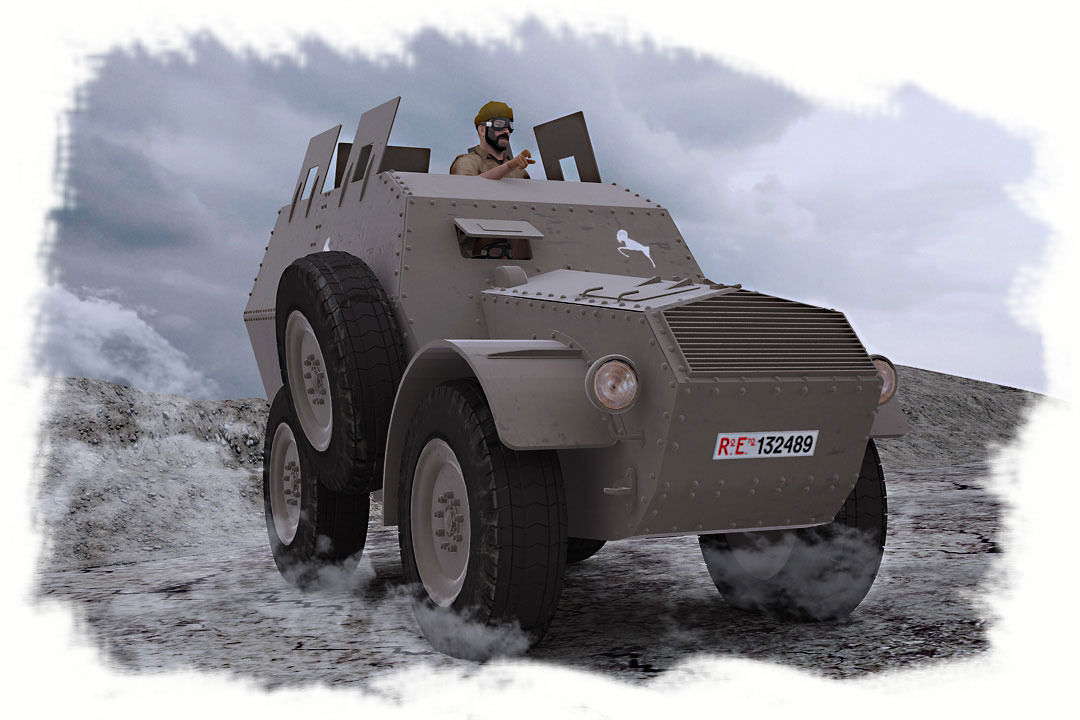 Autoprotetto Fiat Spa AS 37 Balkans 3D Model .max .obj .mtl .tga ...