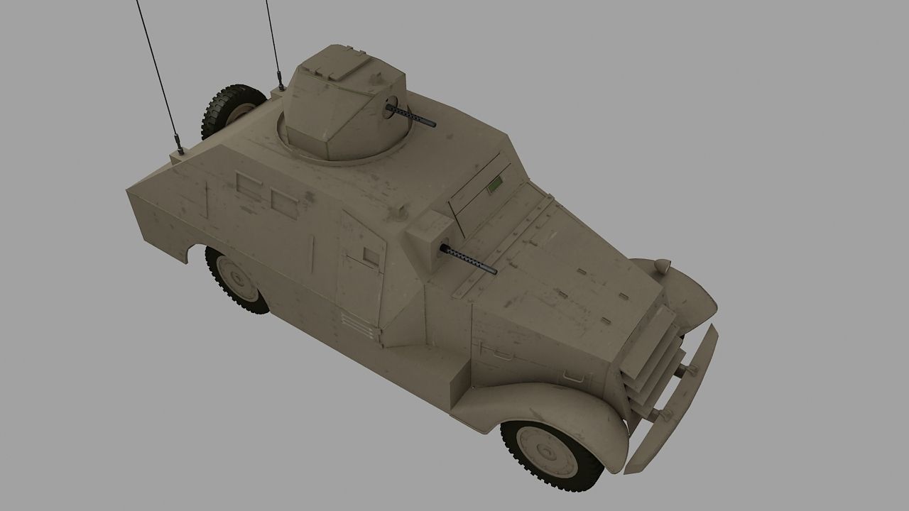 APC M3 Scout Car Isareli Version 3D model | CGTrader