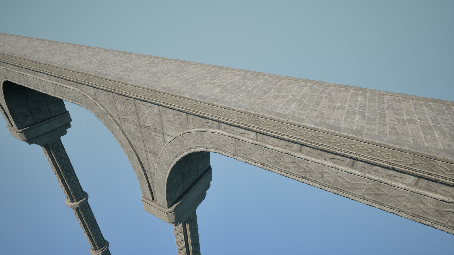 3D model Ancient Dwarven Bridge - Modular - Game Props VR / AR / low ...