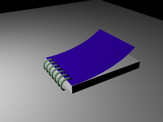 Notepad 3D notebook 3D model | CGTrader