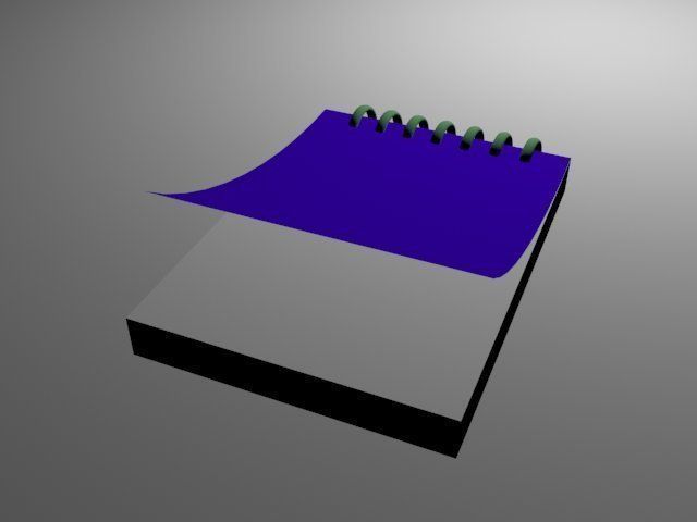 Notepad 3D notebook 3D model | CGTrader