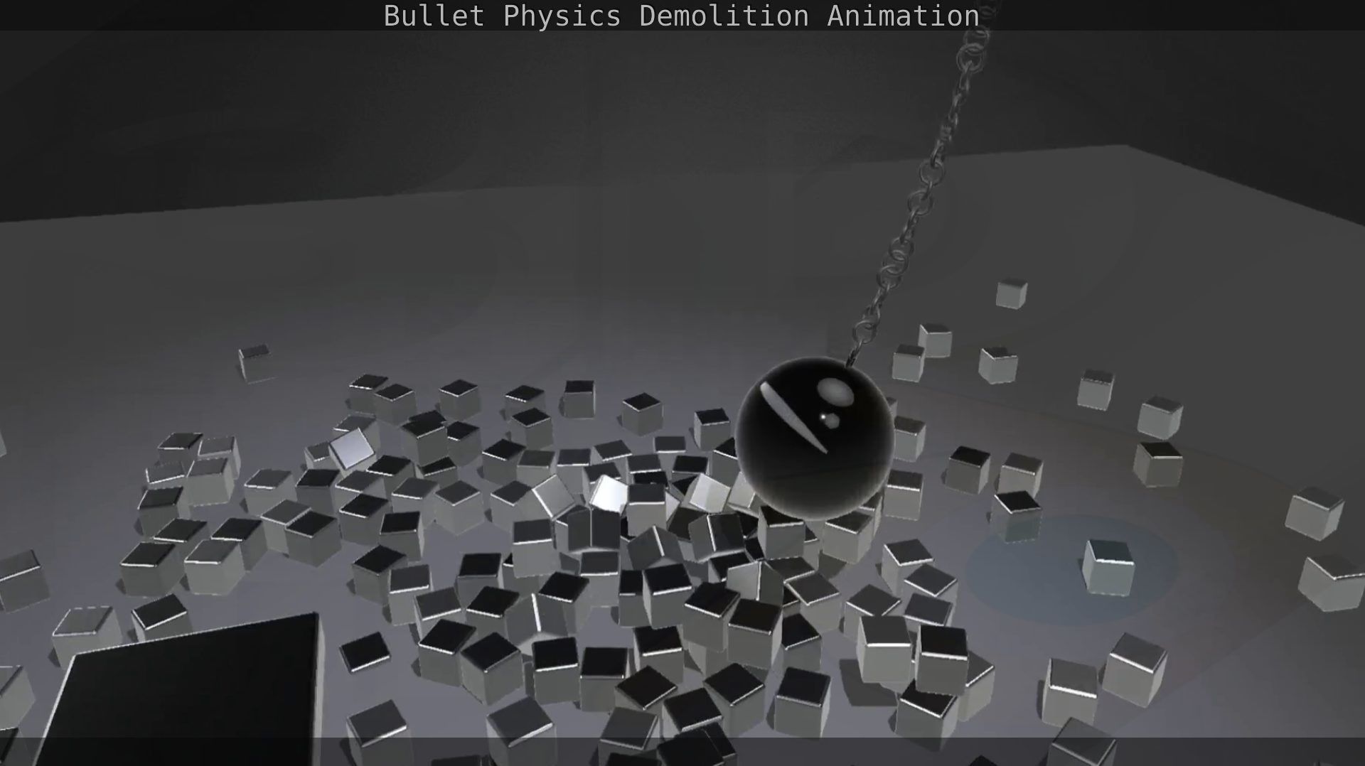 Bullet Physics Demolition Animation free VR / AR / low-poly 3D model ...