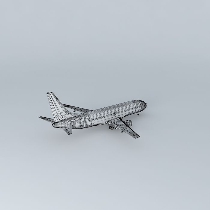 Boeing 737-800 Template free 3D model | CGTrader