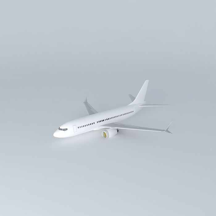 Template - Boeing 737 Max 7 free 3D model | CGTrader